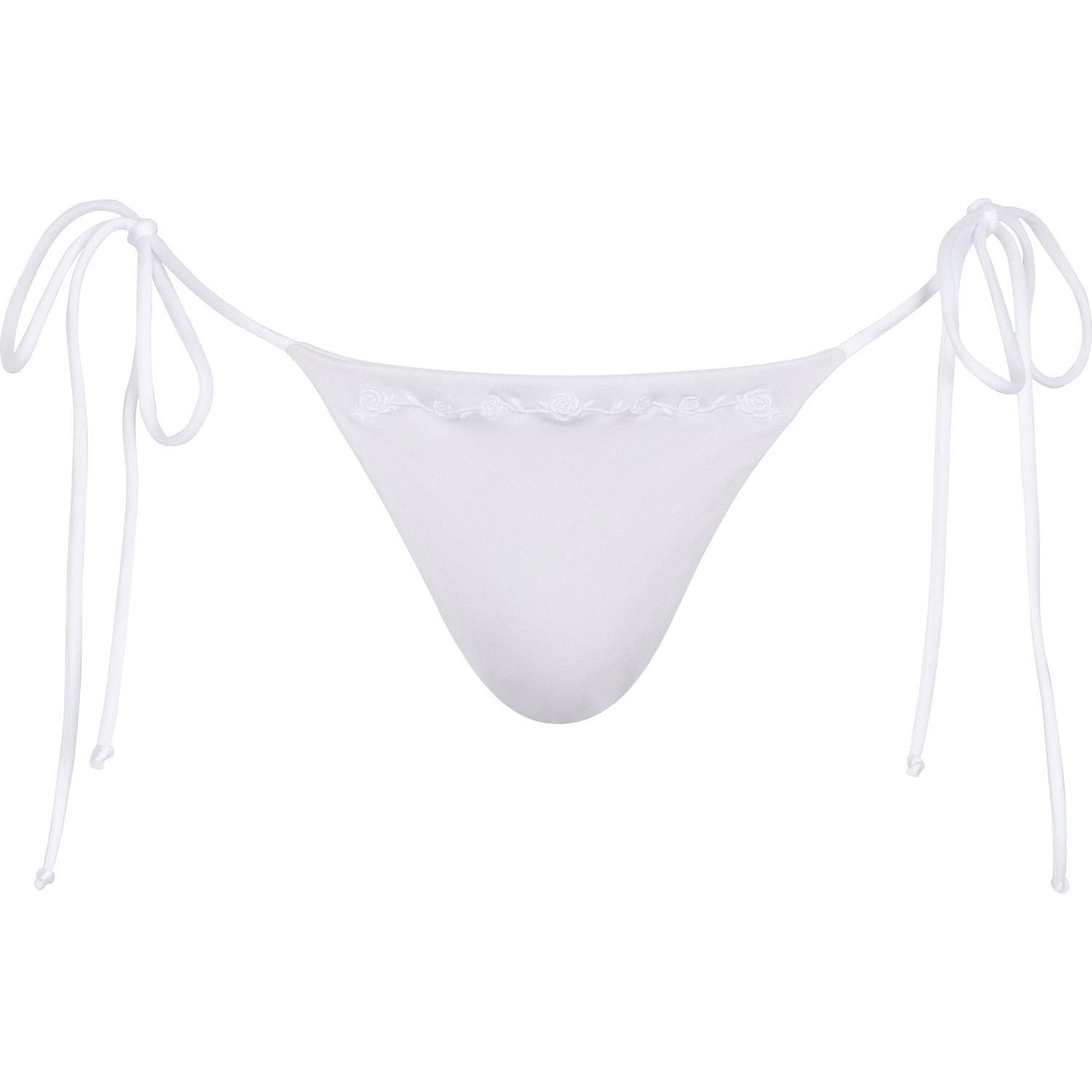 Juliet Bikini Bottom - White – Elyssa Rose